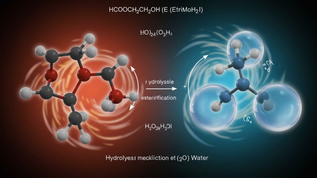 HCOOCH CH₂ H₂O: Chemical Behavior and Reaction Insights
